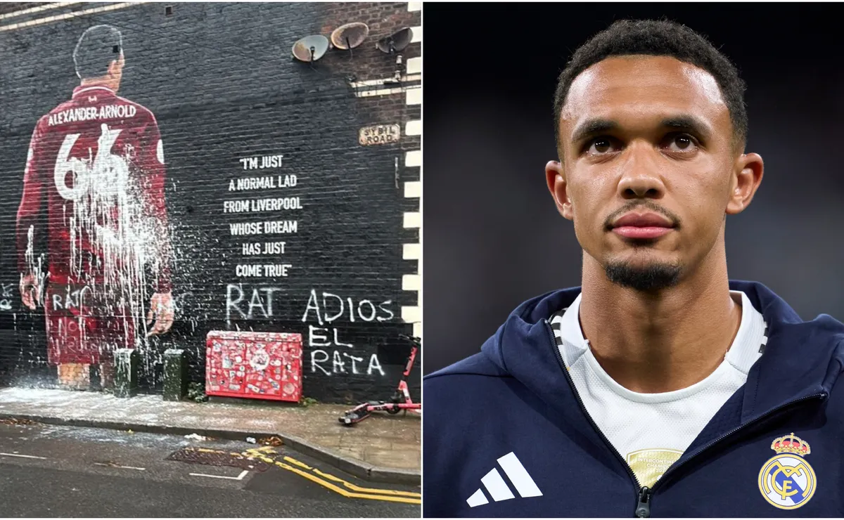 ‘Traitor’ at Anfield? Trent Alexander-Arnold’s mural targeted ahead of ...