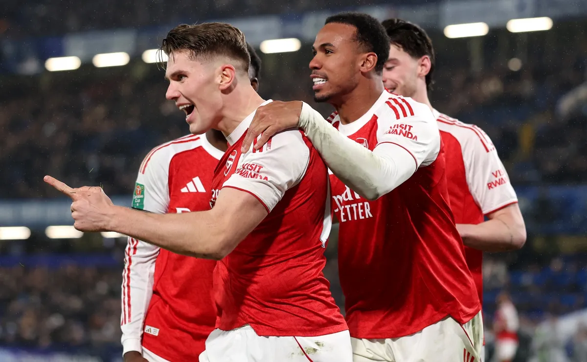 Arsenal secure 3-2 away win over Chelsea in Carabao Cup semifinal first ...