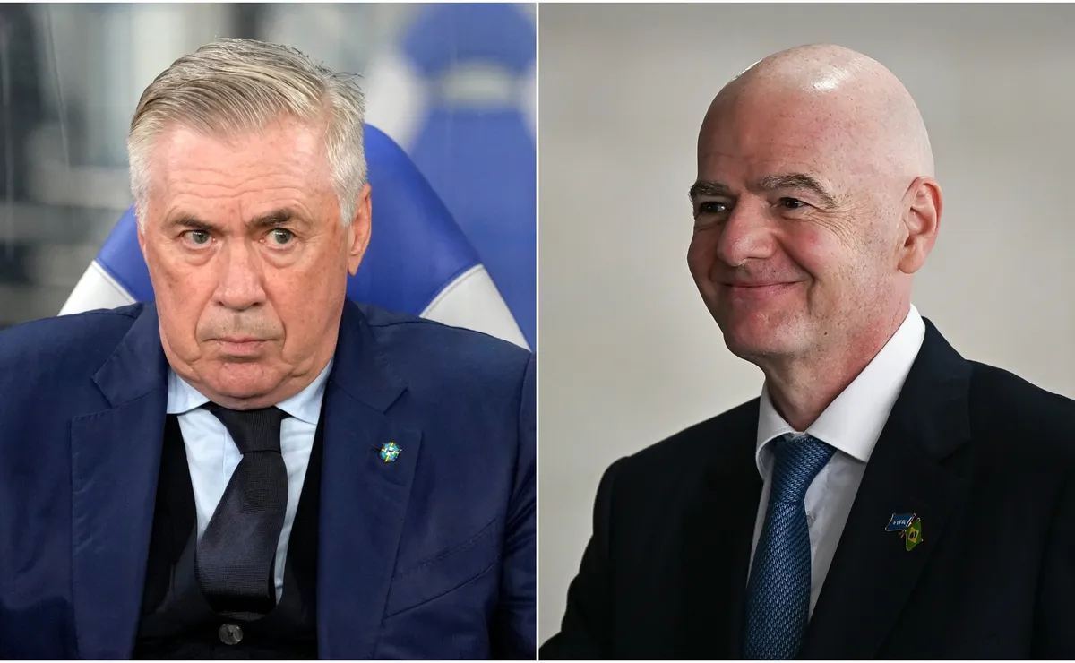 Report: Ancelotti reunion with FIFA president Infantino could put ...